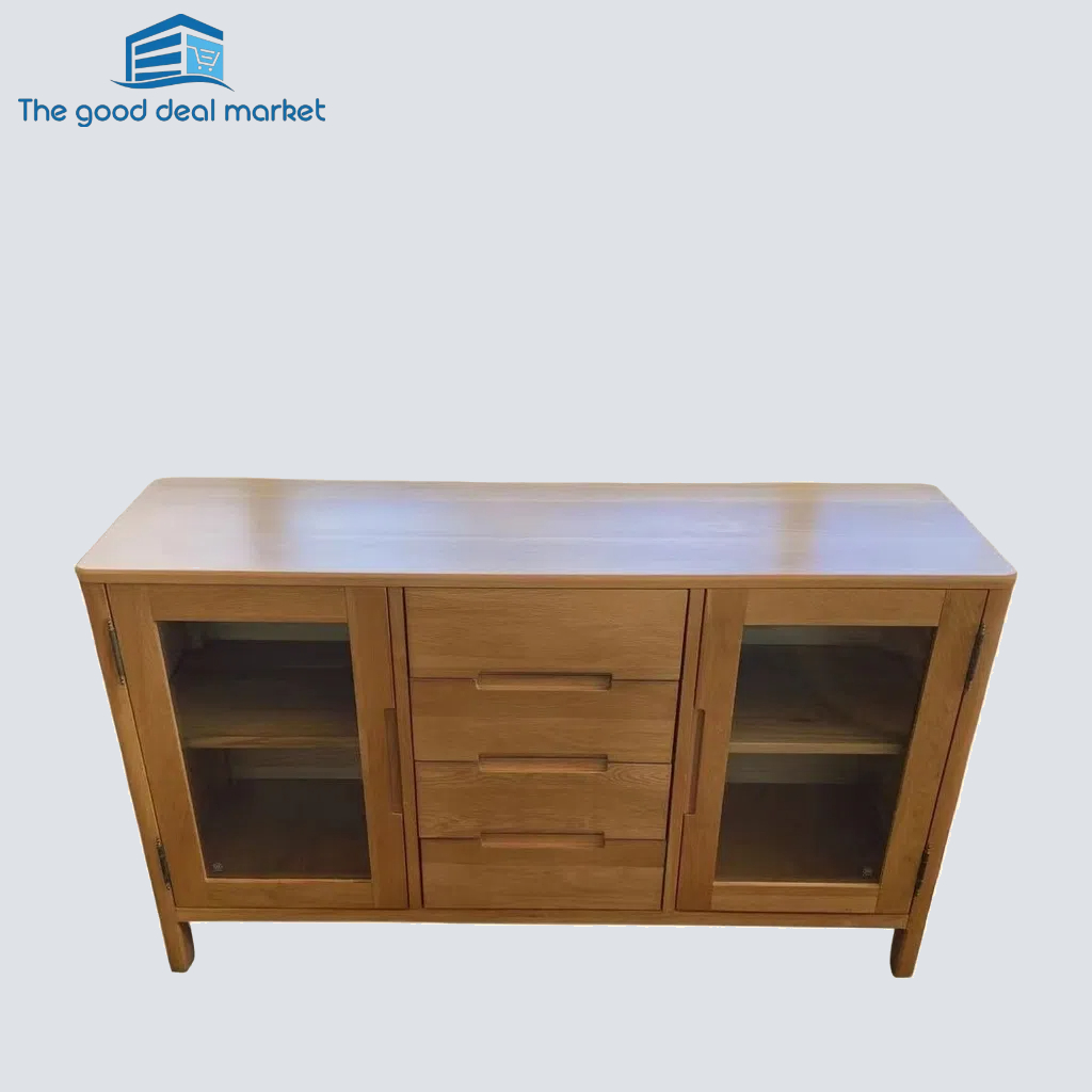 LY Solid Oak Buffet Large | The Good Deal Market