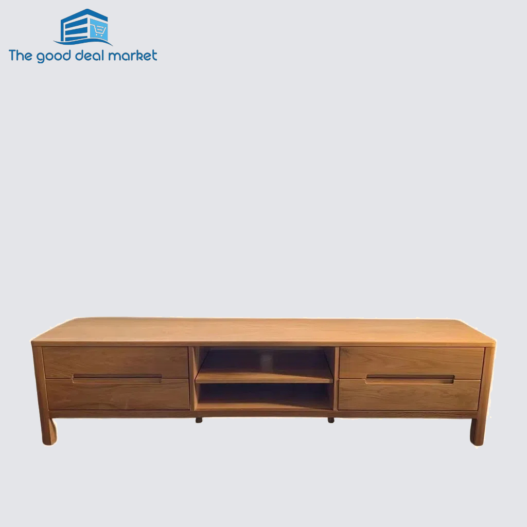 LY Solid Oak TV Cabinet | The Good Deal Market